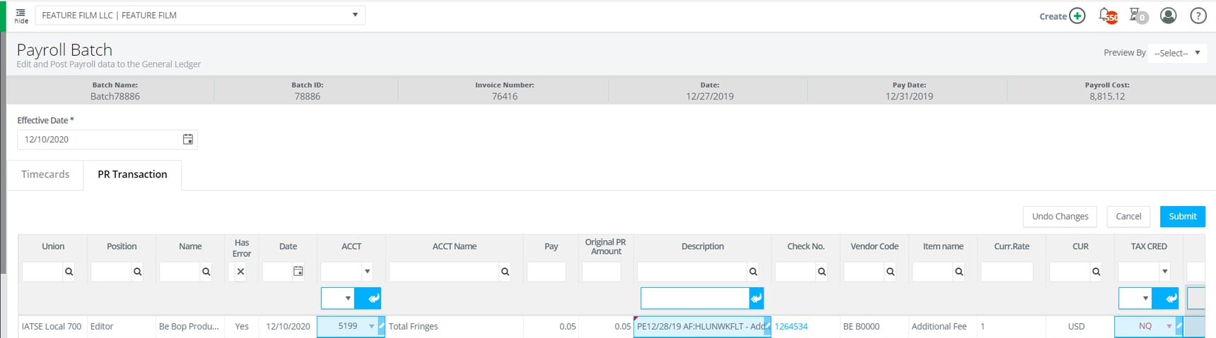 How to: Post Payroll